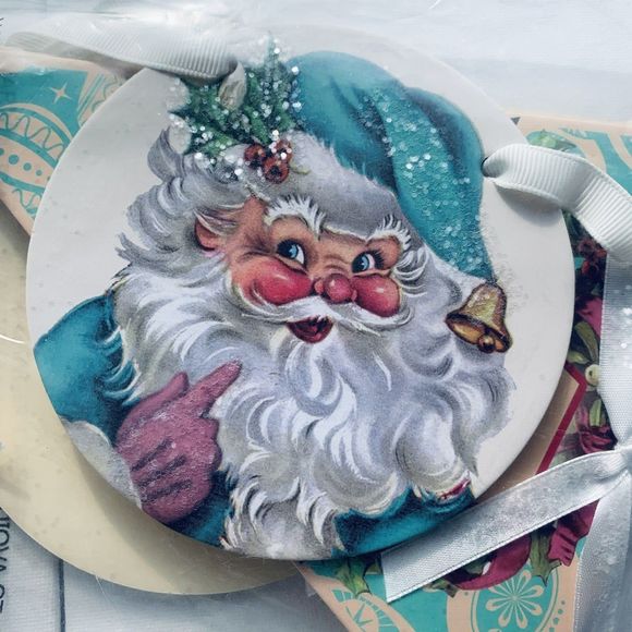 Mr. Christmas | Holiday | Mr Christmas Banner Joy Pink Turquoise Teal ...